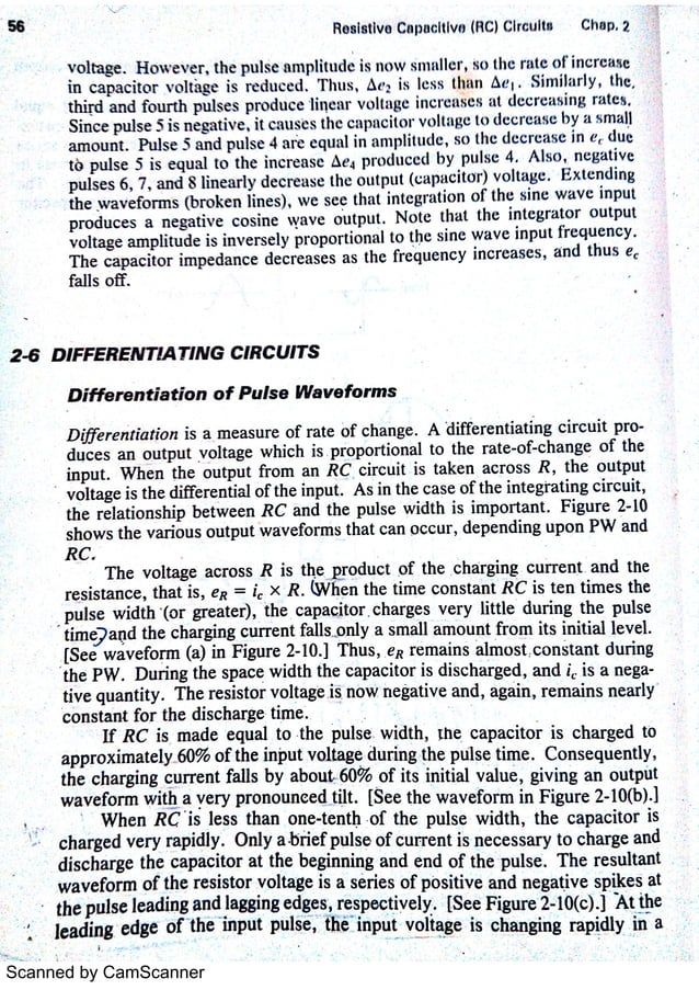Resistive capacitive circuits | PDF