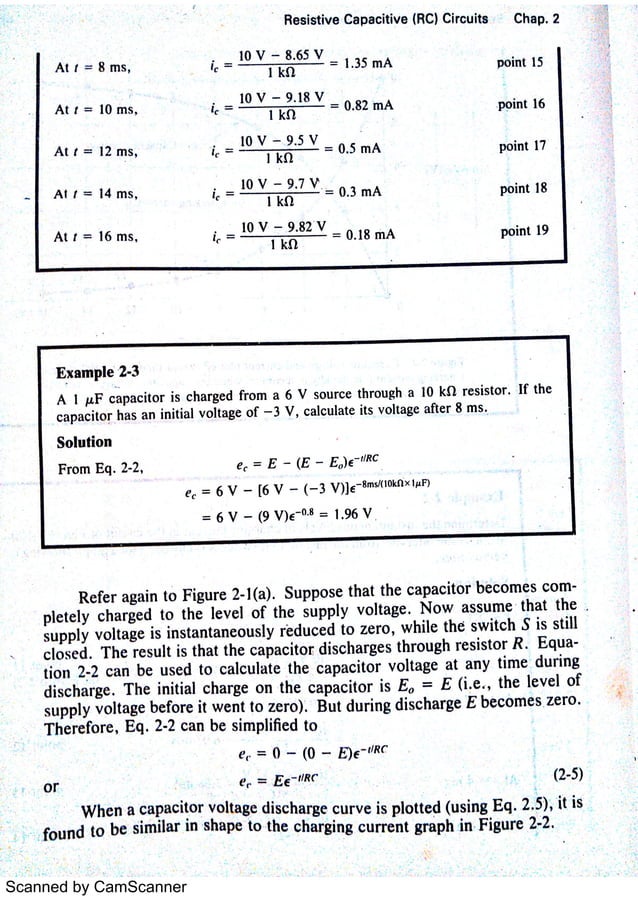 Resistive capacitive circuits | PDF