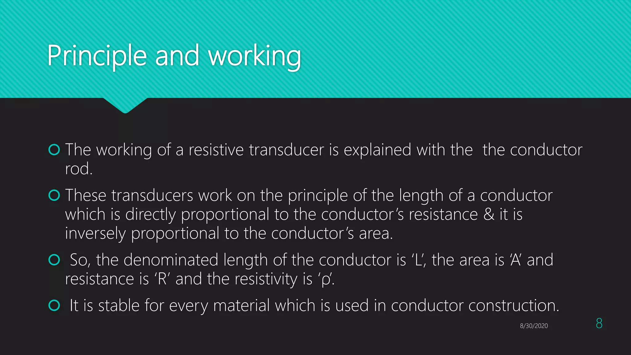 Resistive transducers and Strain Gauge | PPTX