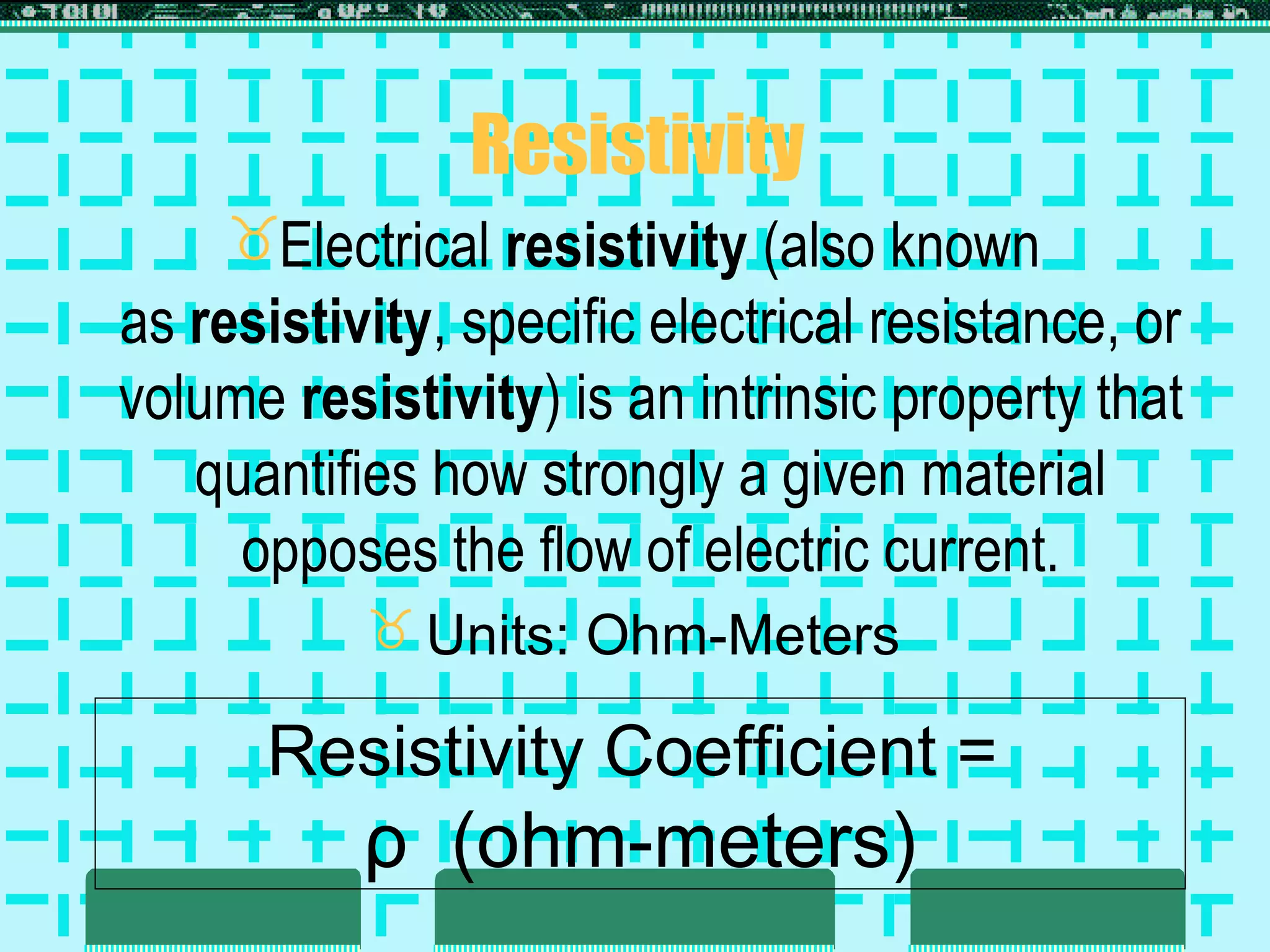 Resistivity | PPT