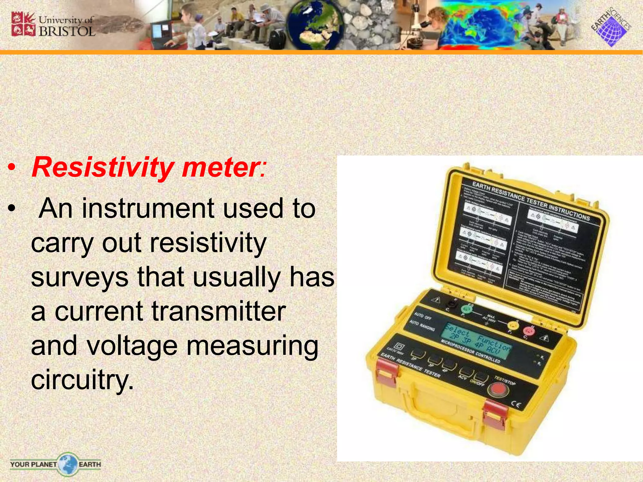 Resistivity method | PPT
