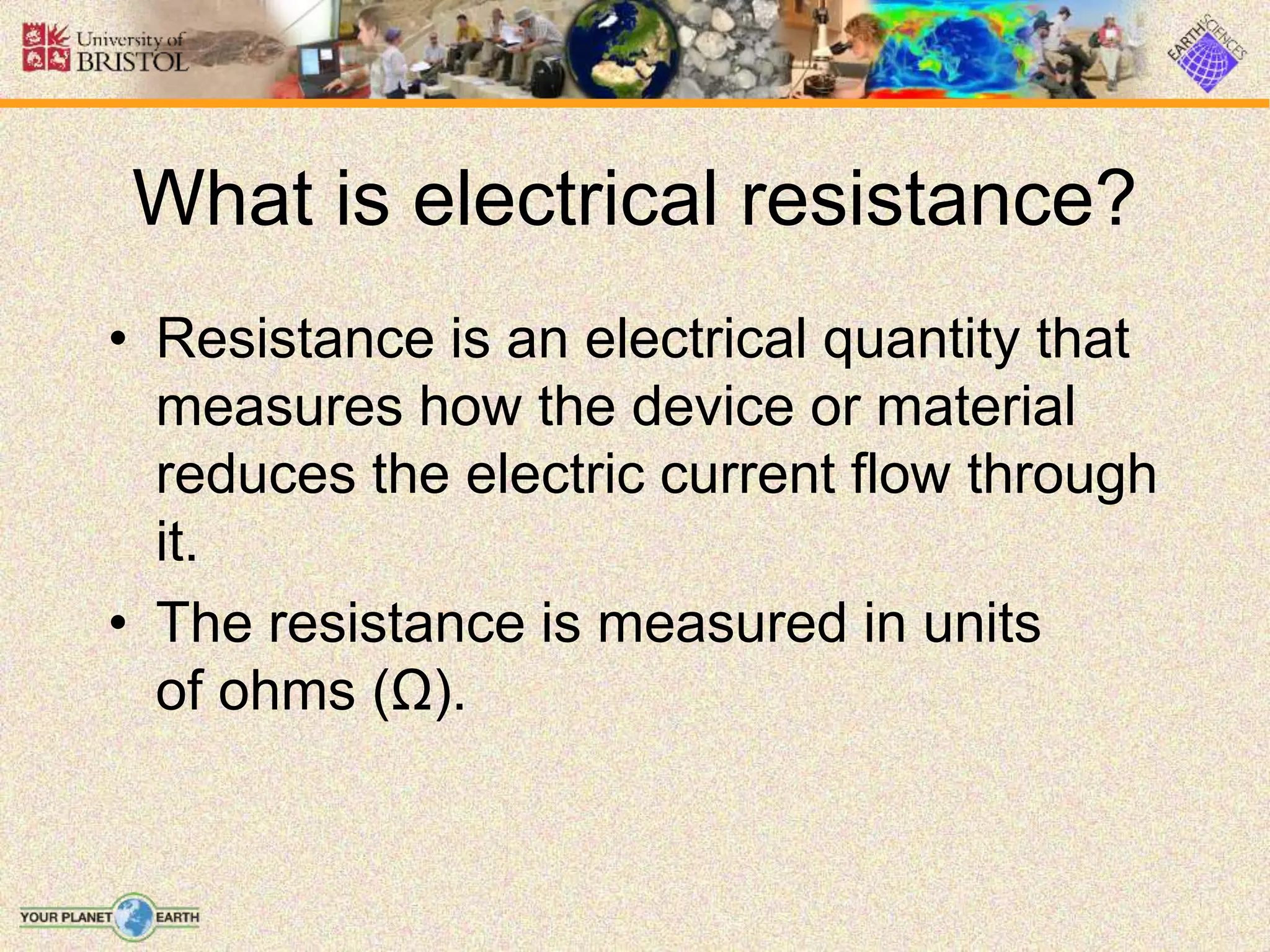 Resistivity method | PPT