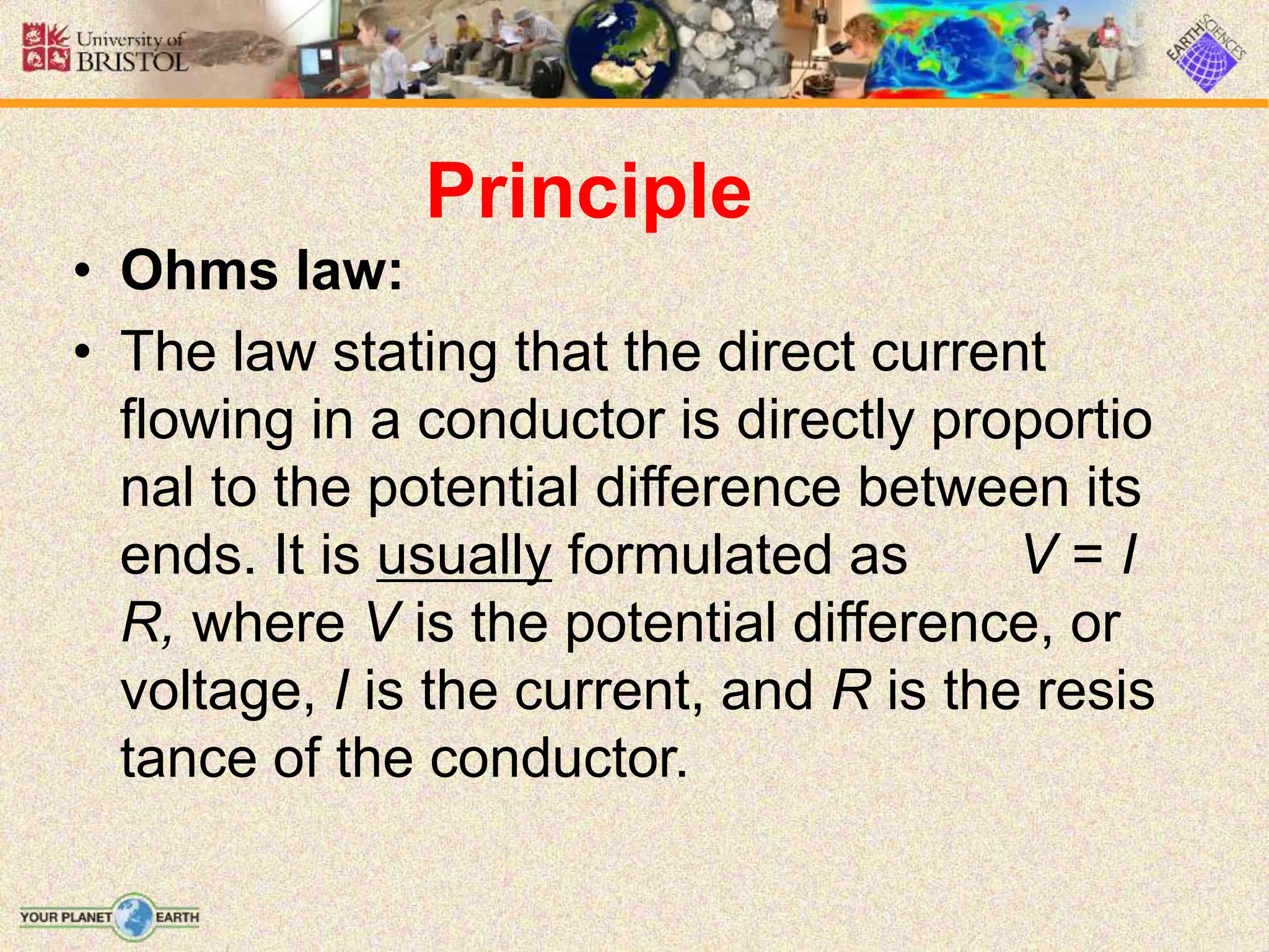 Resistivity method | PPT