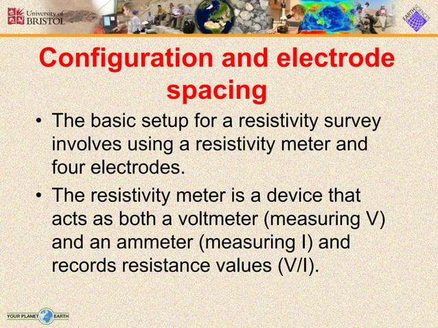 Resistivity method | PPT | Geology | Science