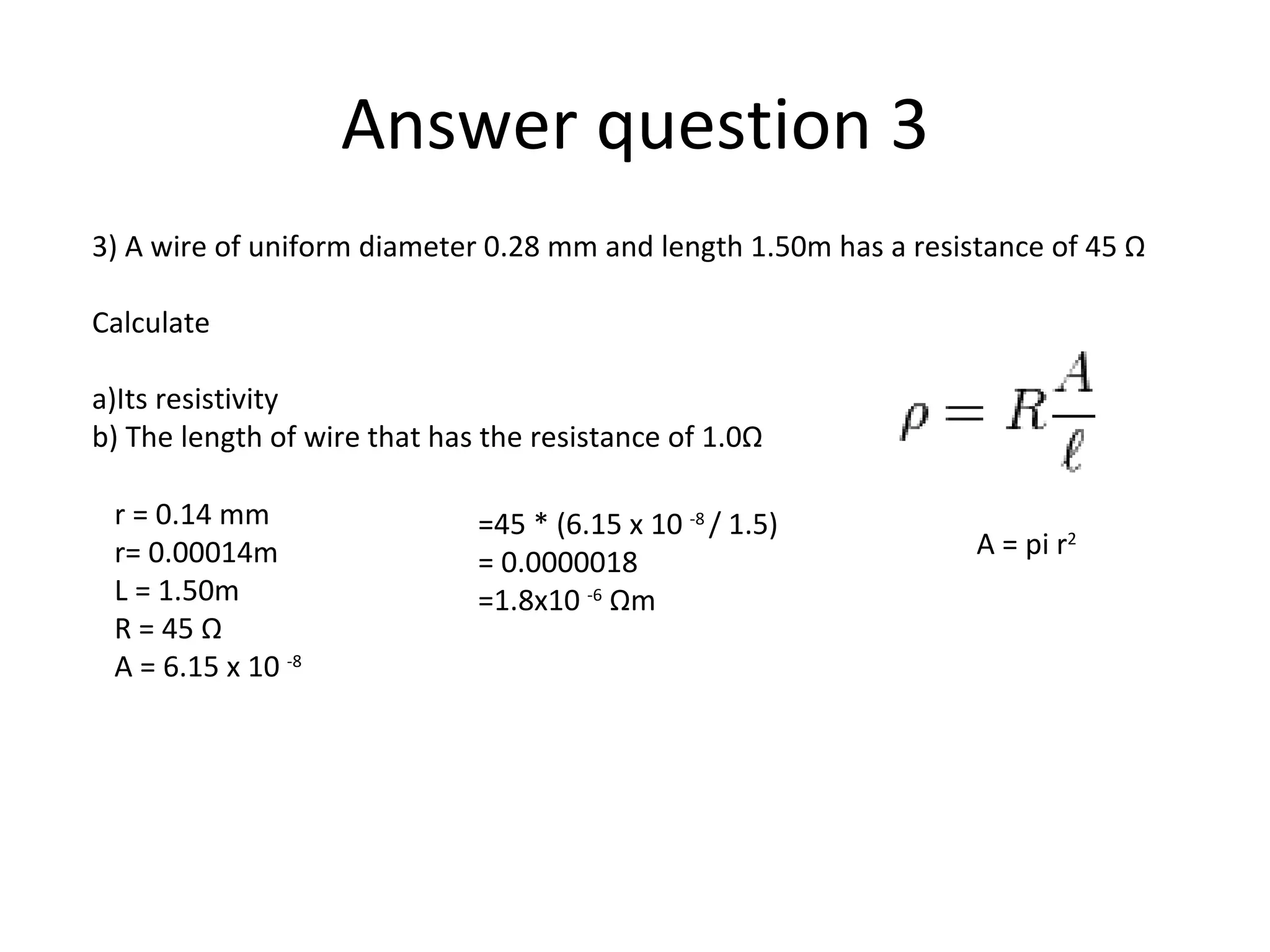 Resistivity and resistance.ppt