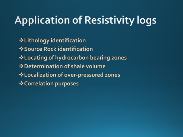 Resistivity Log | PPT | Geology | Science