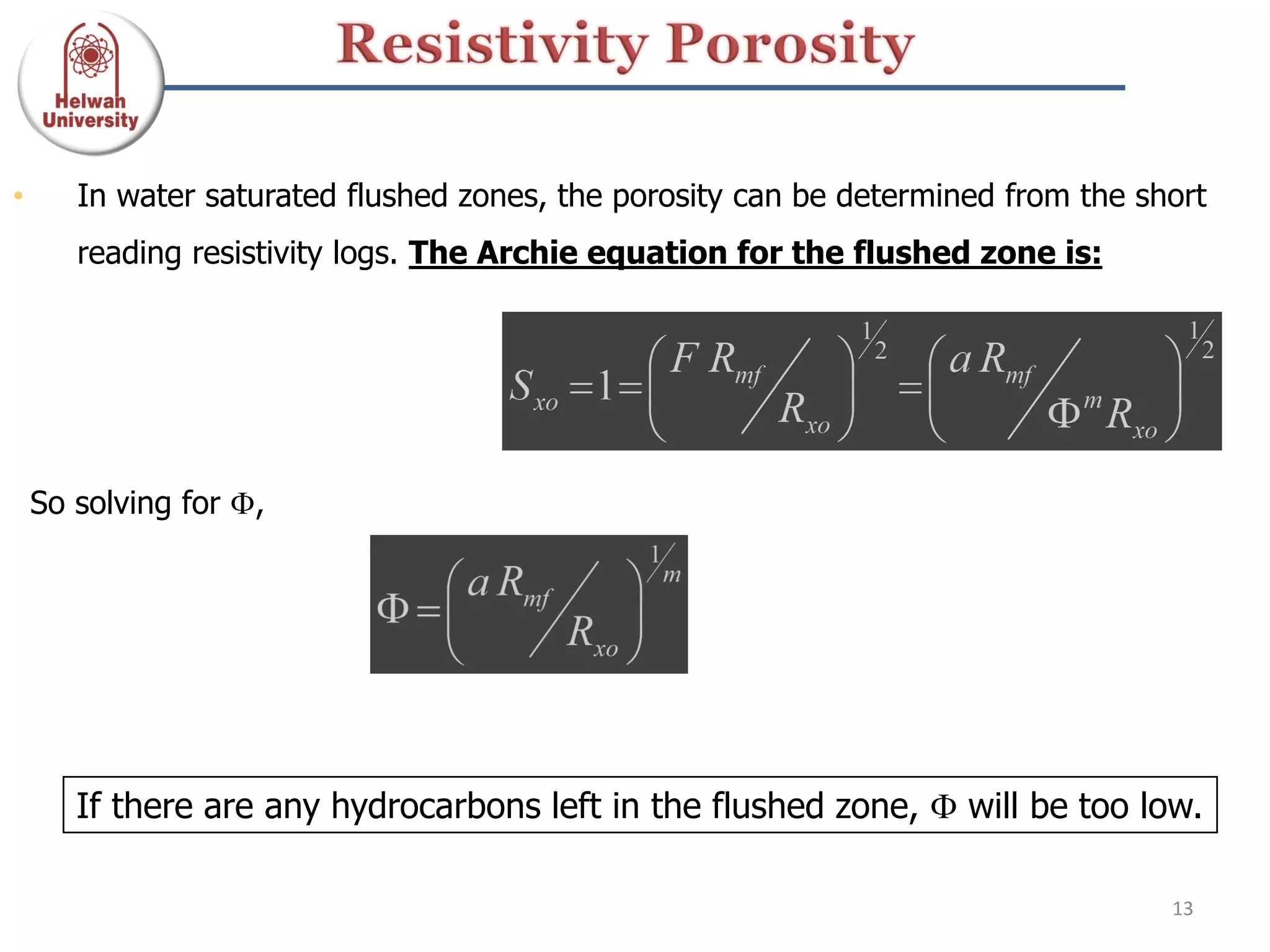 Resistivity log | PDF