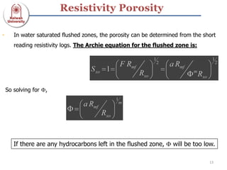 Resistivity log | PDF