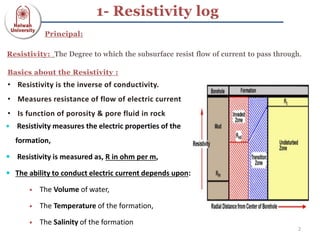 Resistivity log | PDF