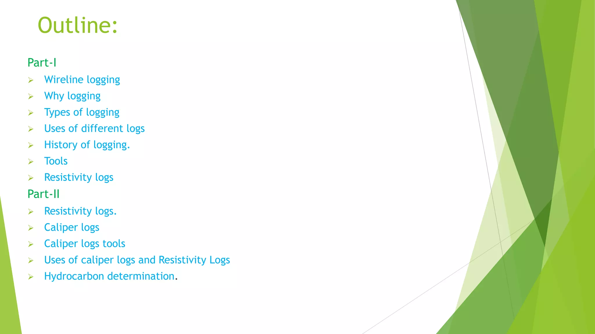 Wireline logging: Resistivity log | PPTX