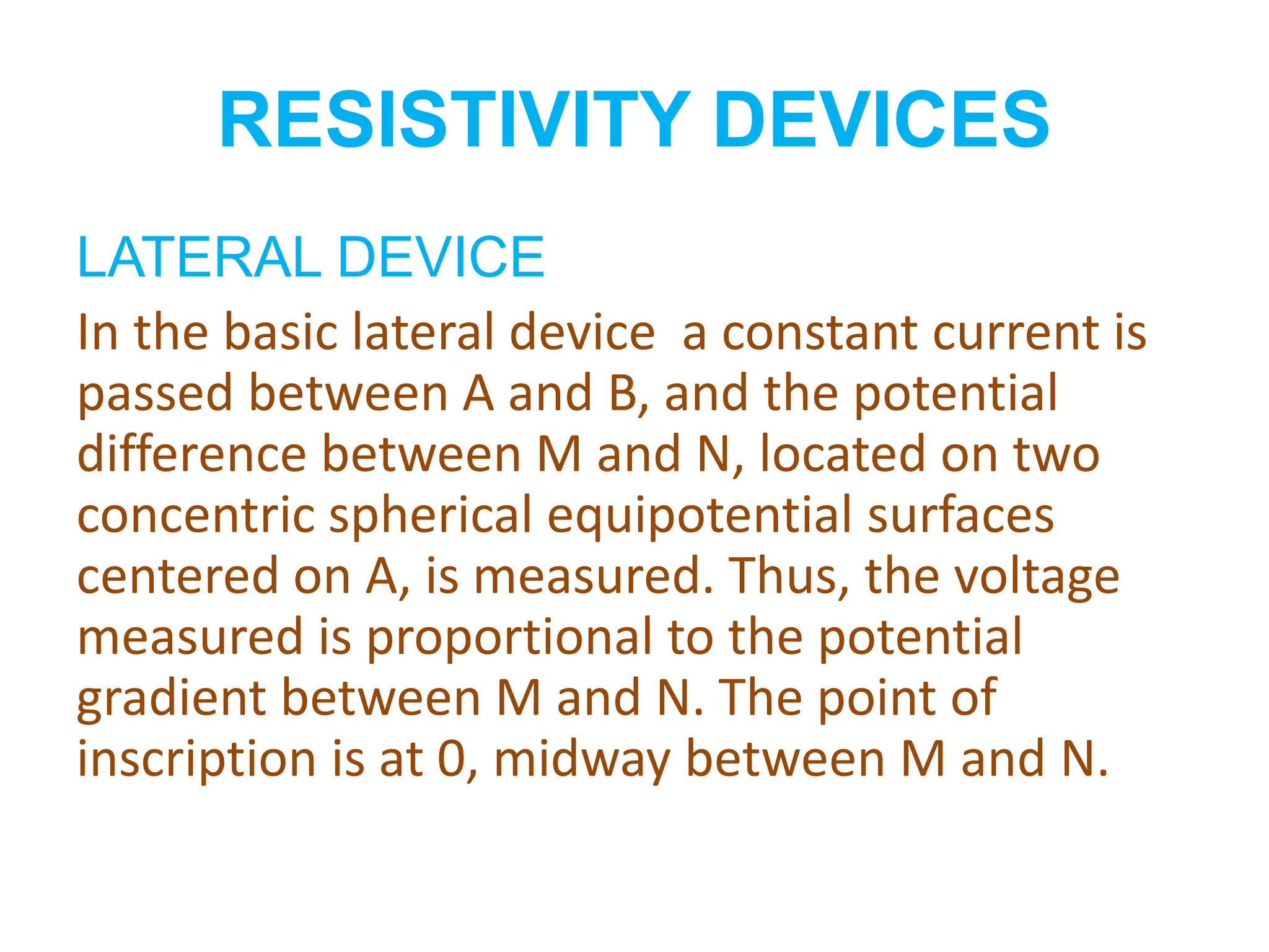conventional resistivity logs | PPTX