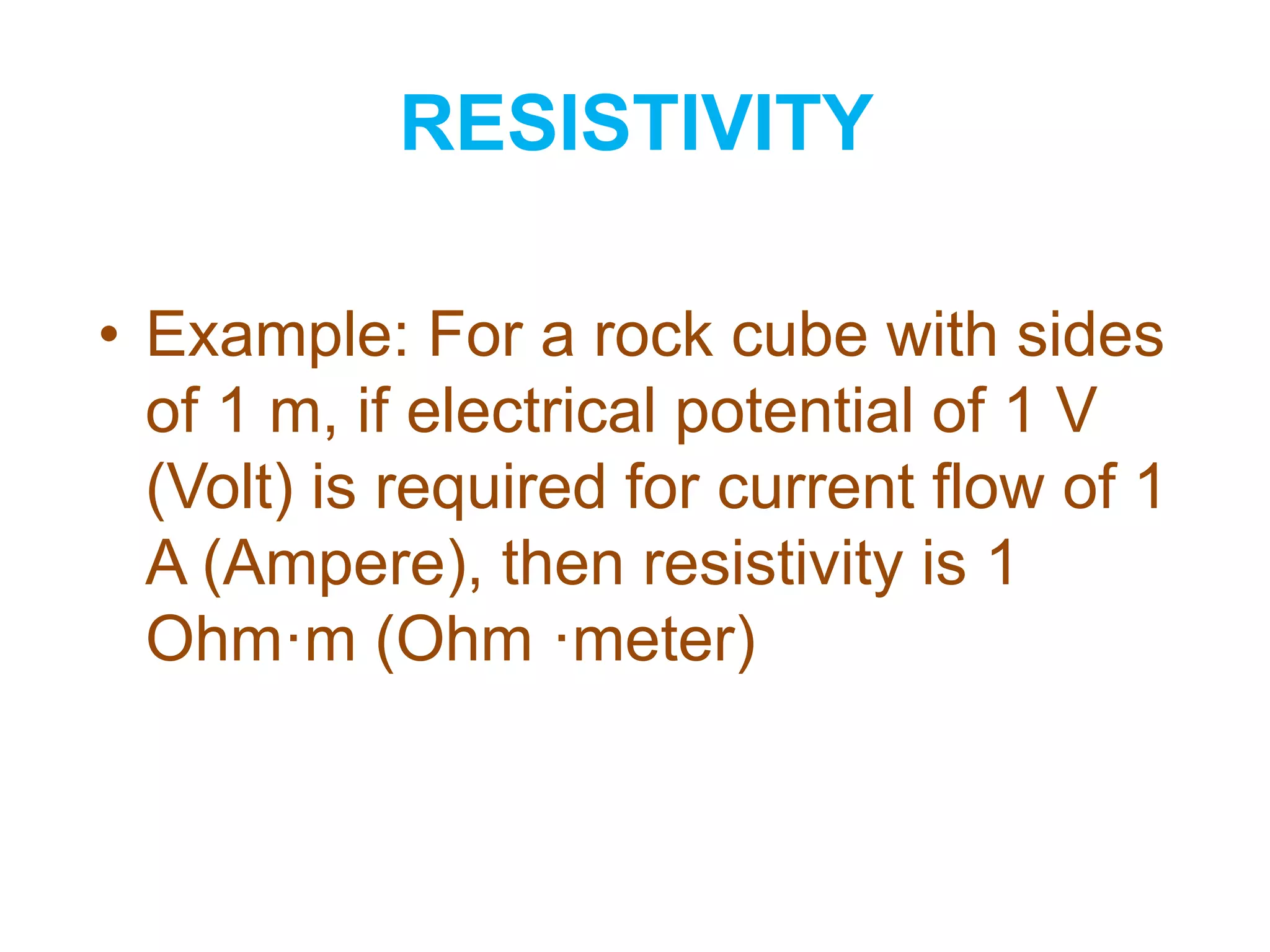 conventional resistivity logs | PPTX