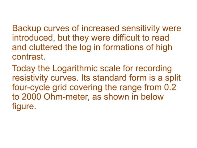 conventional resistivity logs | PPTX | Geology | Science
