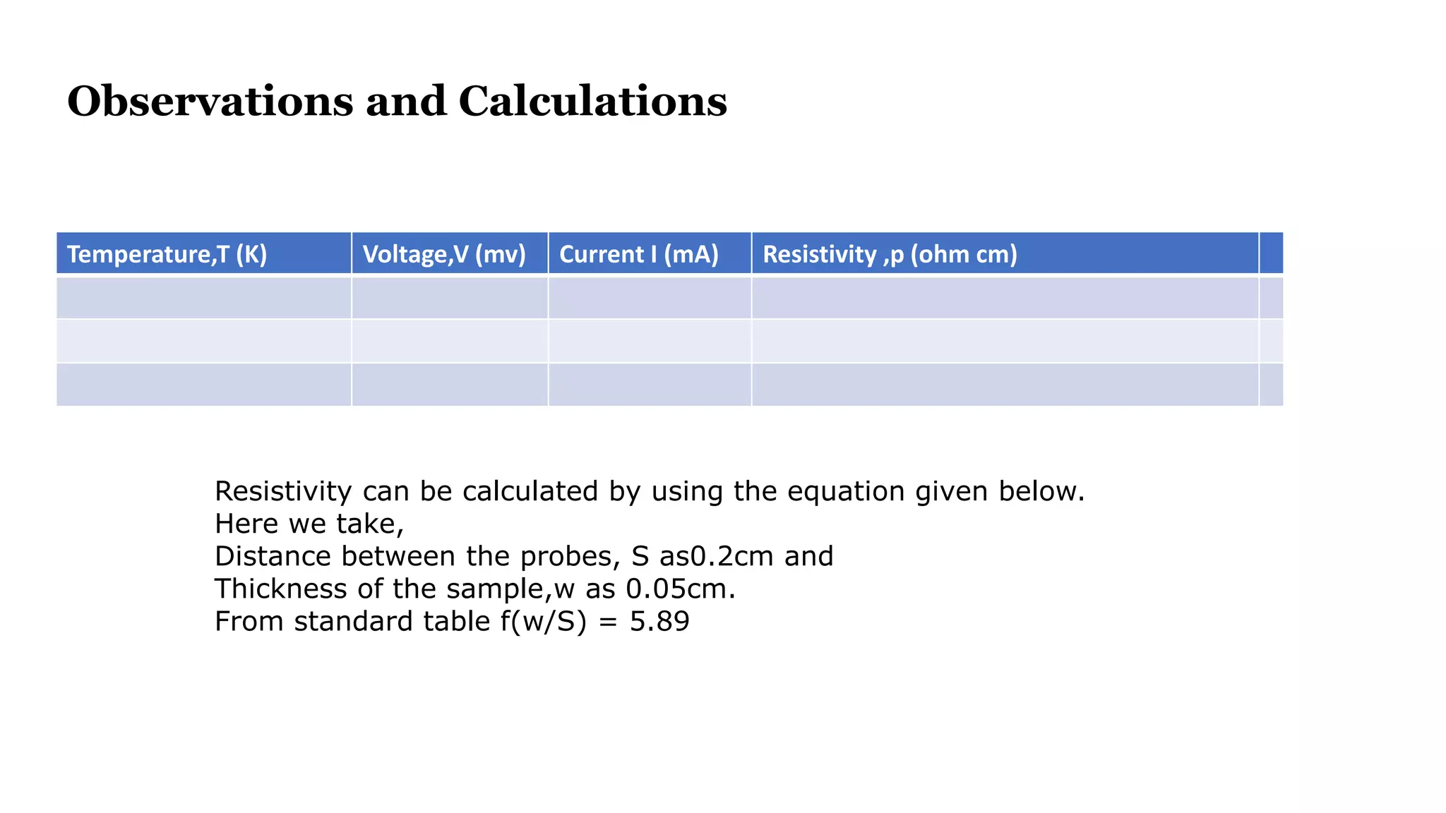 Resistivity of semiconductor by four probe method.pptx