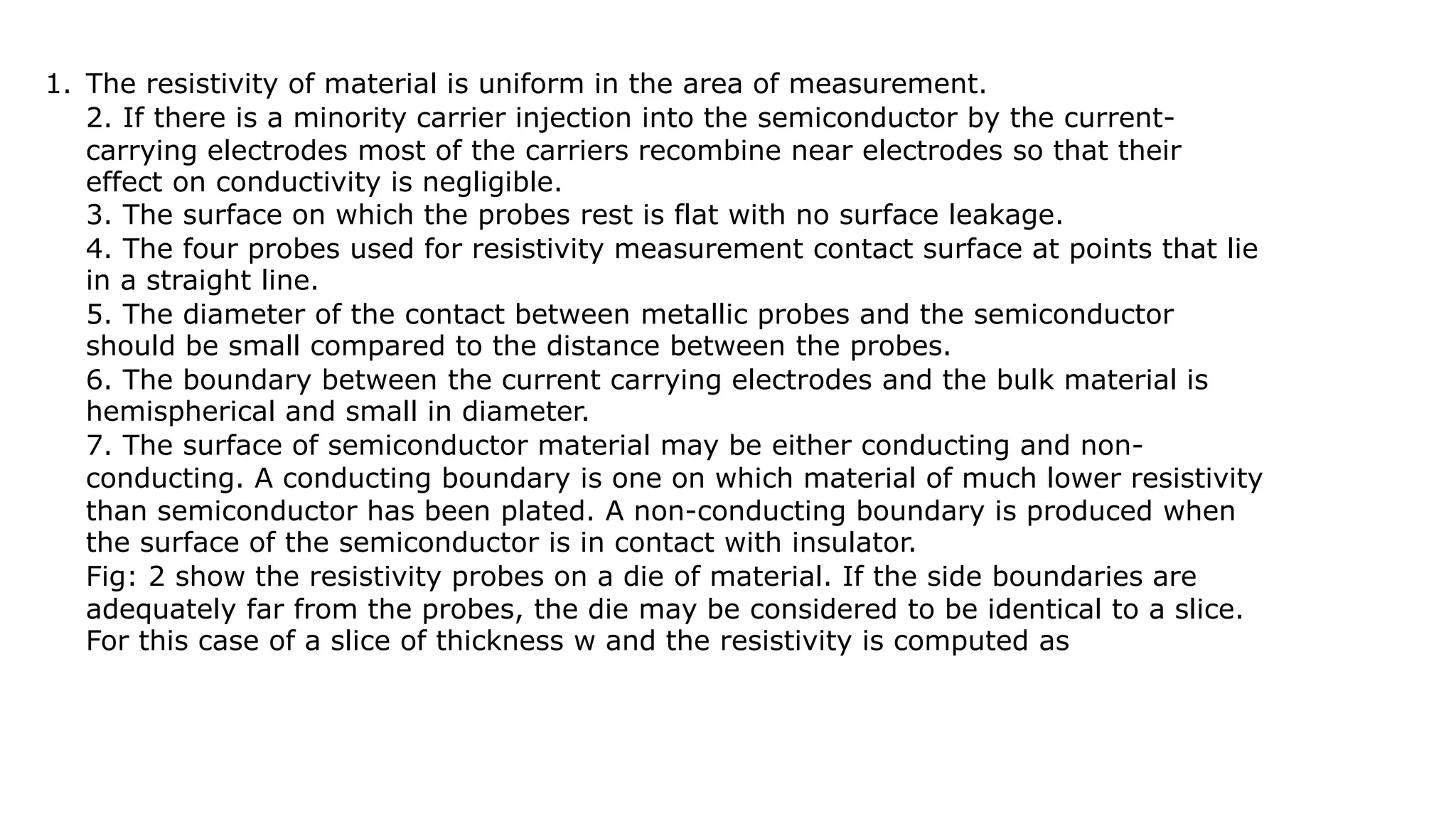 Resistivity of semiconductor by four probe method.pptx