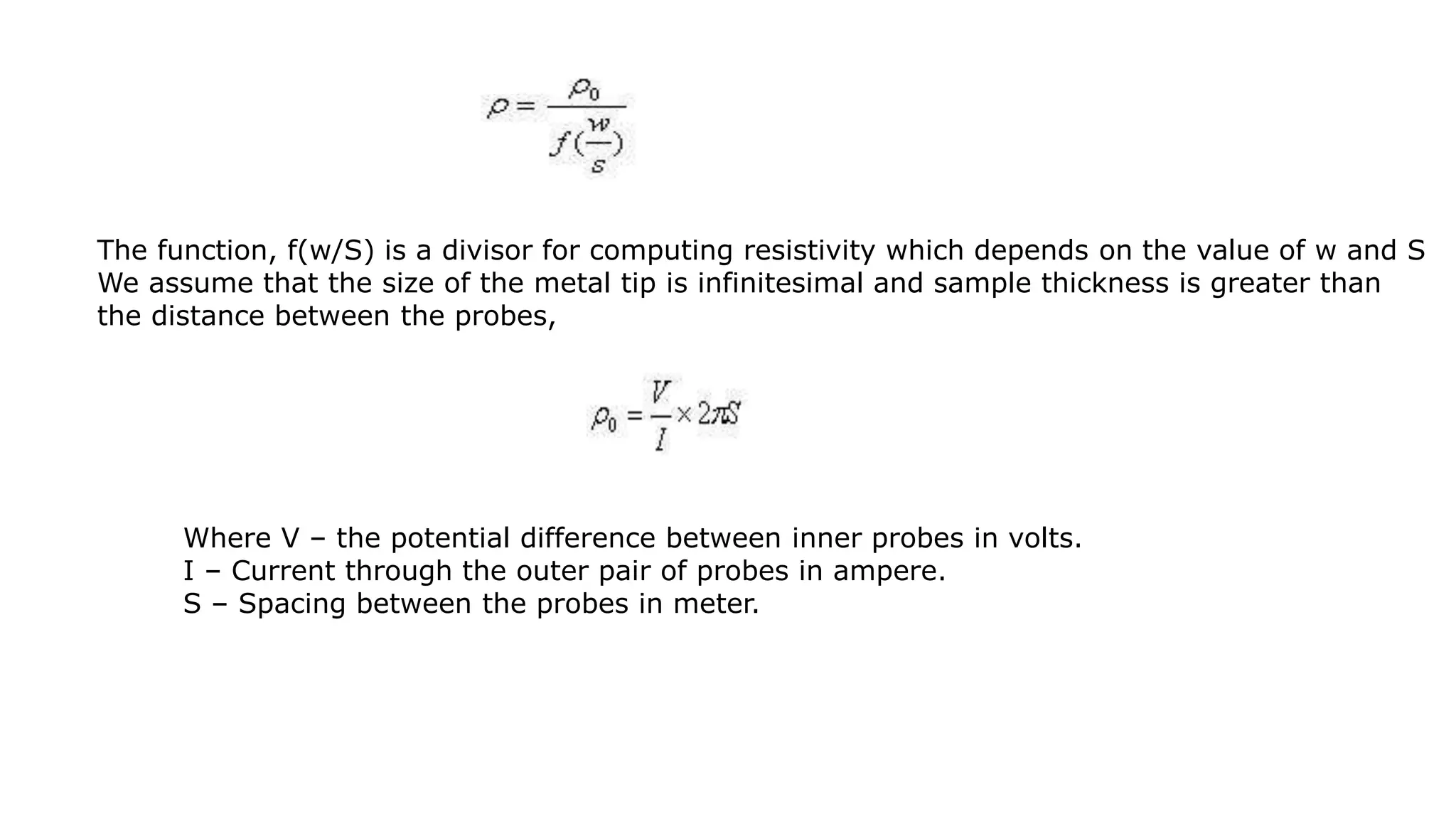Resistivity of semiconductor by four probe method.pptx