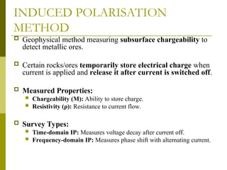RESISTIVITY SURVEY METHOD GEOPHYSICS PRESENTATION | PPT