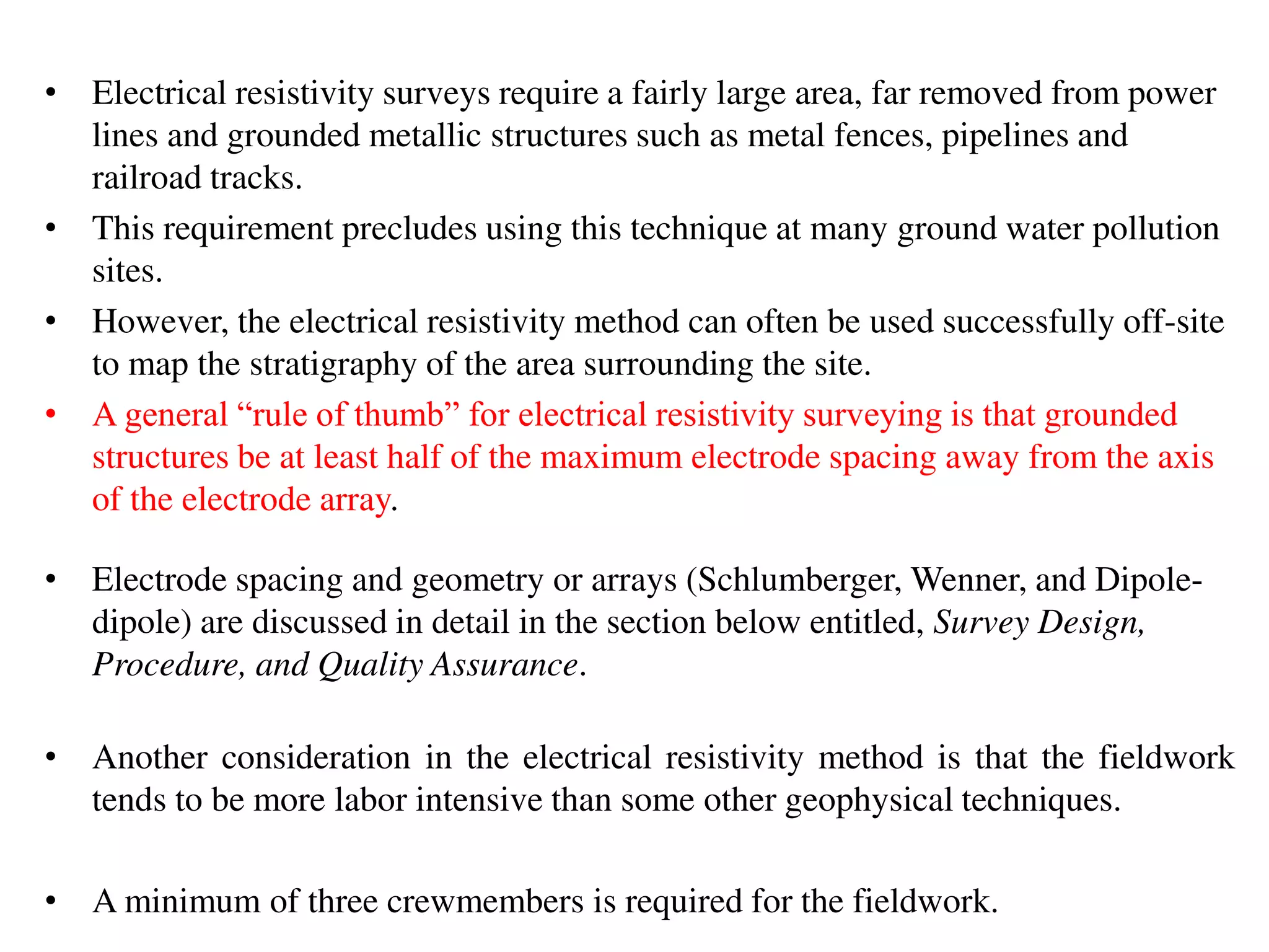 Resistivity Survey | PDF