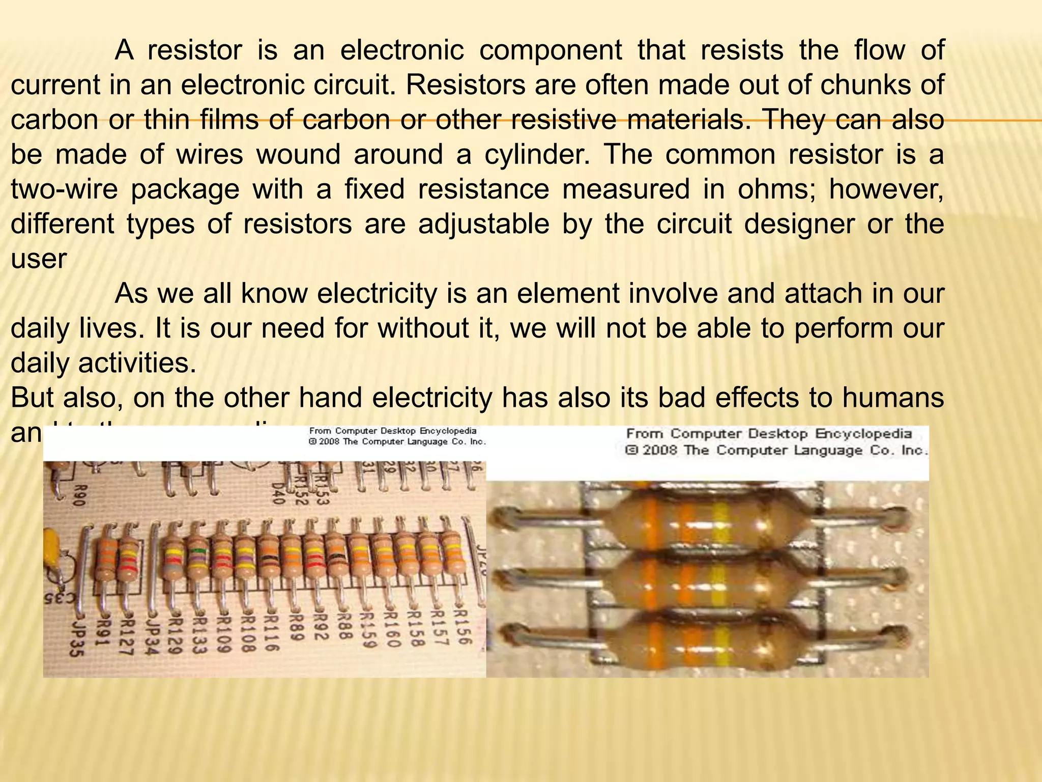 Resistor | PPT