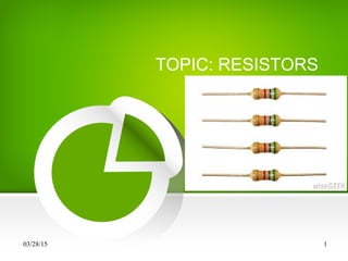 Resistors | PPT