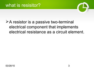 ResistorS | PPT