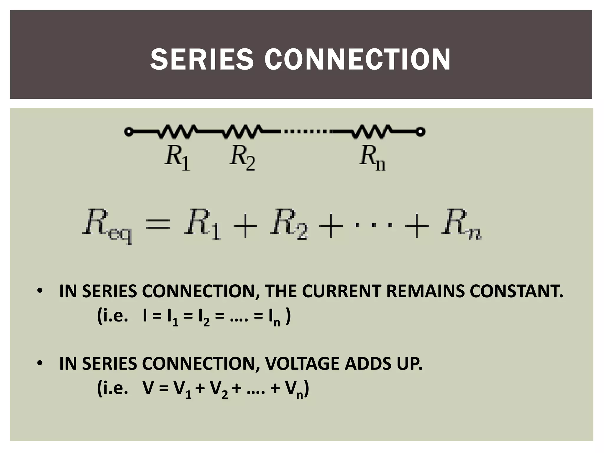 Resistor and conductor | PPTX