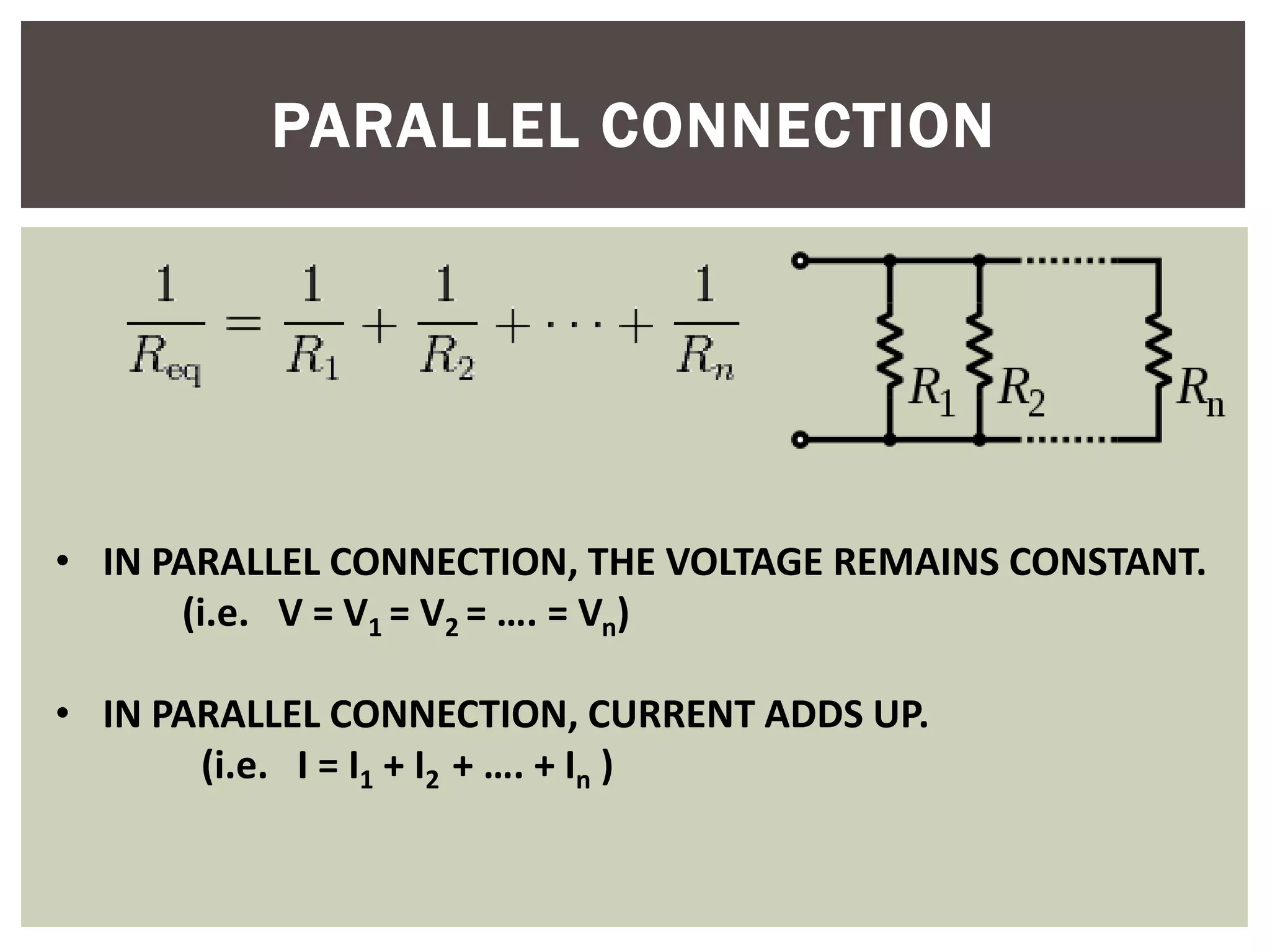 Resistor and conductor | PPTX