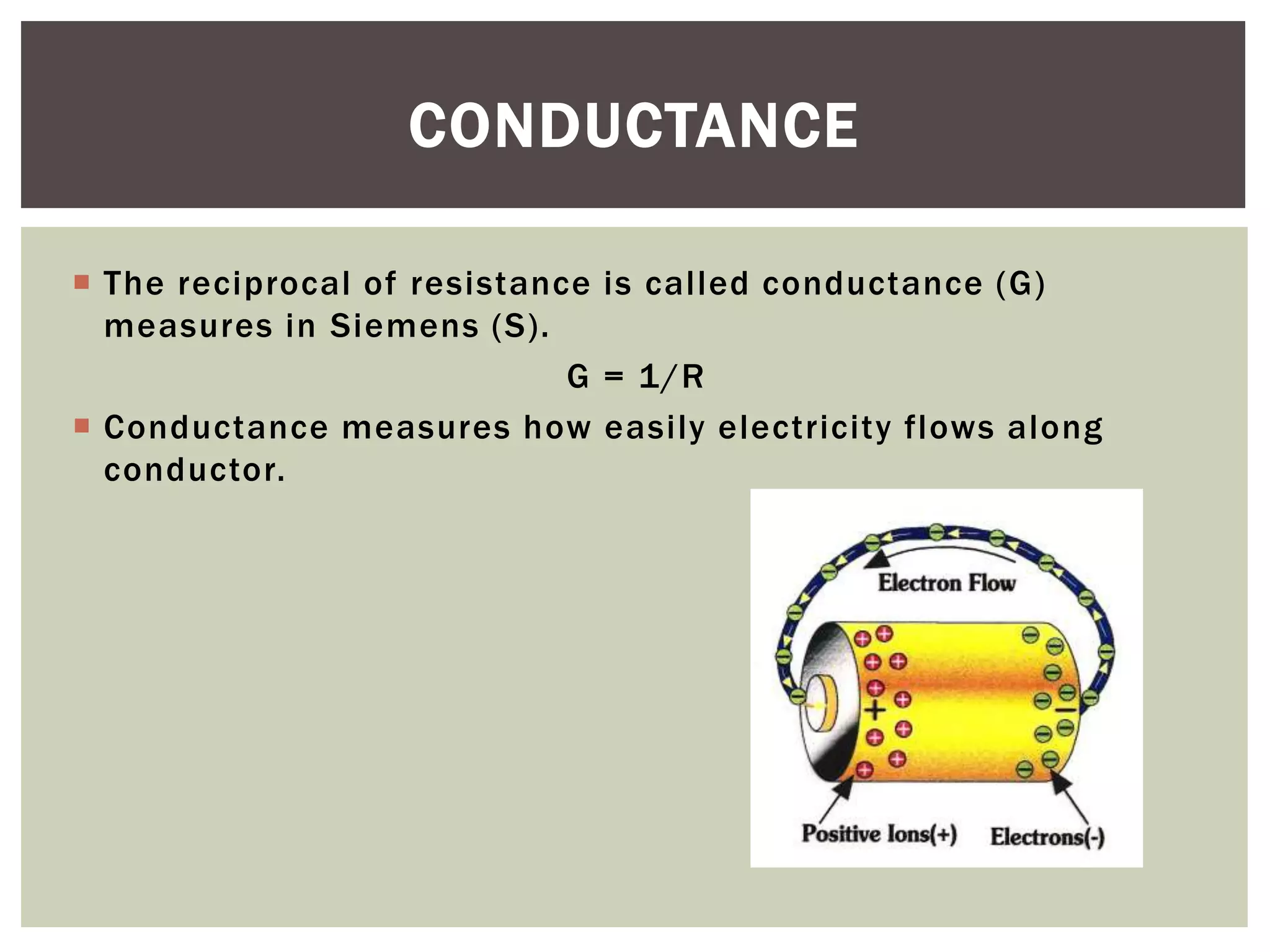 Resistor and conductor | PPTX