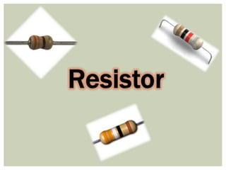 Resistor and conductor | PPT