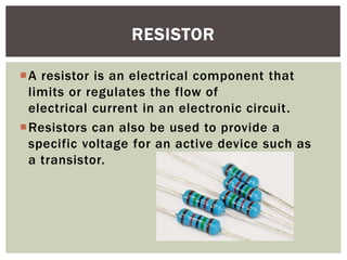 Resistor and conductor | PPT