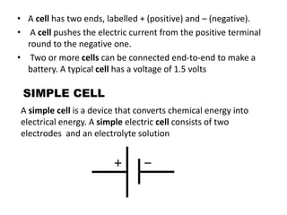cell and resistor | PPT