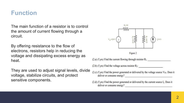 Resistor.pptx | Computer Networking | Computing