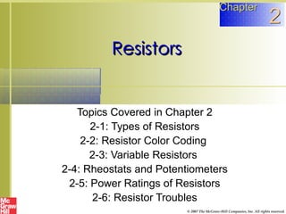 Resistor Electronic and Electrical Engineering.ppt