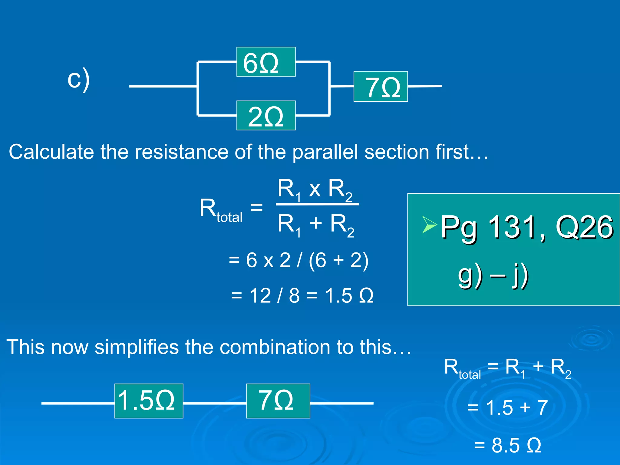 Resistor combinations | PPT