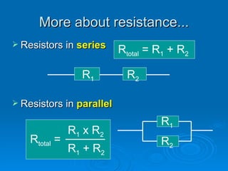Resistor combinations | PPT