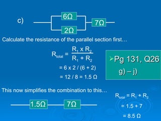 Resistor combinations | PPT