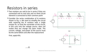 RESISTORS CONFIGURATION IN CIRCUITS.pptx