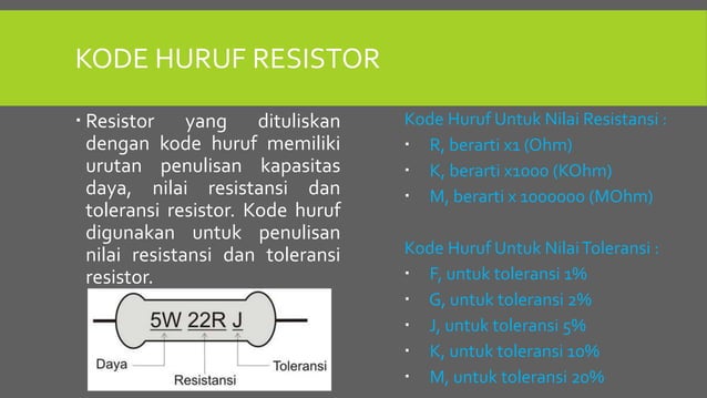 komponen elektronika pasif resistor .pptx