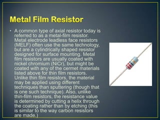 Resistors | PPTX
