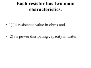 Resistors | PPTX | Physics | Science