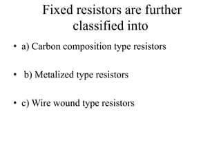 Resistors | PPTX | Physics | Science