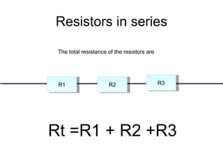 Resistors and resistance.ppt