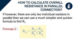 RESISTORS-CONNECTION- ELECTRONICS...pptx