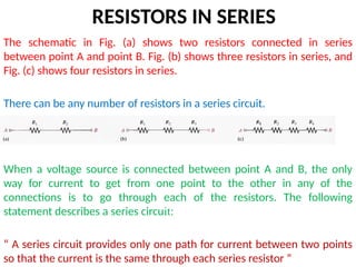 RESISTORS IN SERIES and their equations.pptx