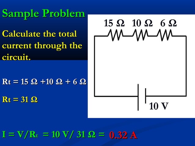 Resistors in series and parallel circuits | PPT | Computer Networking | Computing