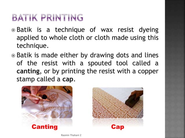 Resist printing | PPTX