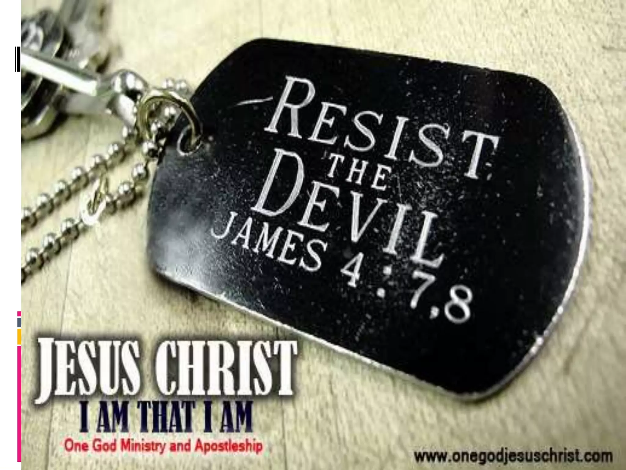 Resist the devil | PPTX