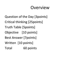 Resit preparation | PPT