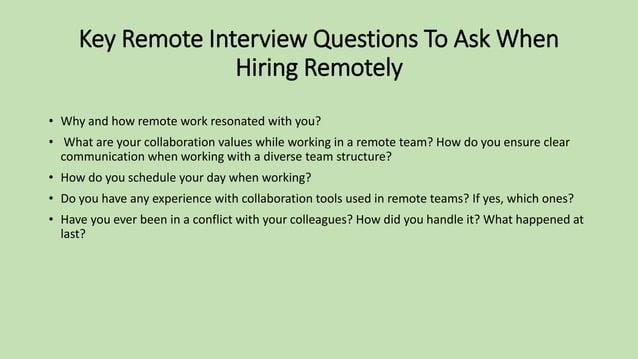 Remote Interview Questions To Ask When Hiring From India: A Guide For ...
