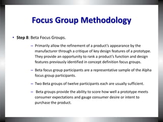 Focus Groups and Surveys in New Product Development | PPTX